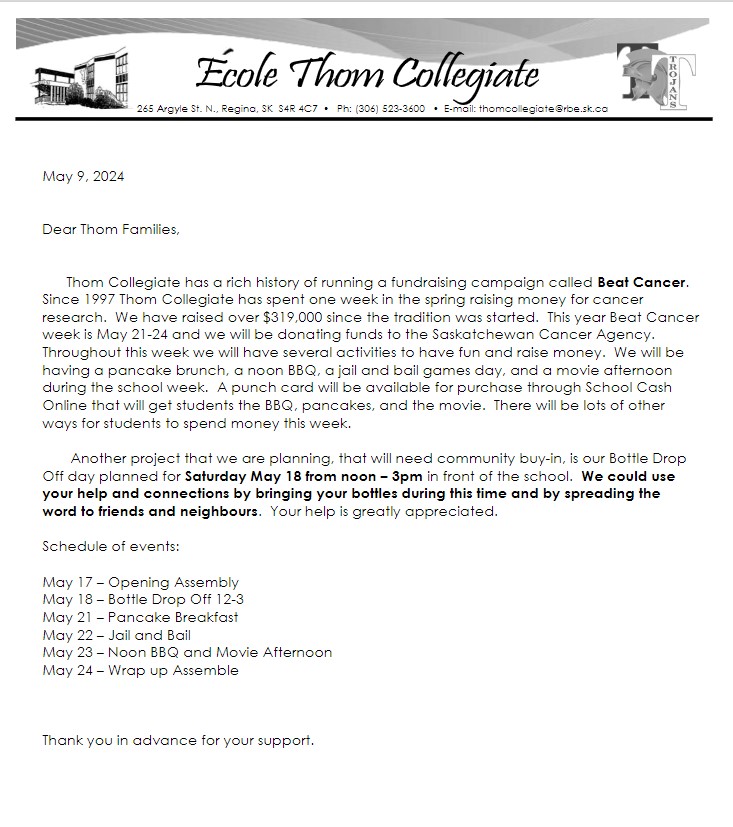 Home | Thom Collegiate